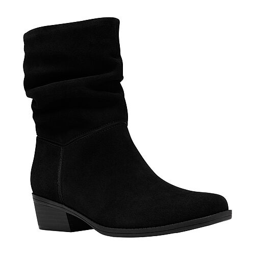 Click here for Clarks Womens Danyelle Ruby Flat Heel Slouch Boots... prices