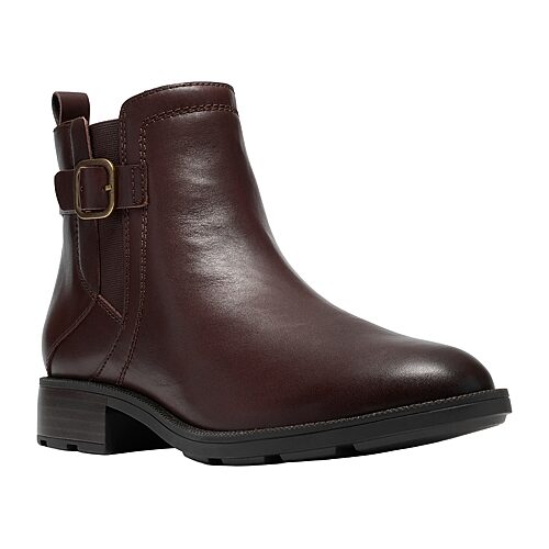 Click here for Clarks Womens Adalynn West Block Heel Chelsea Boot... prices