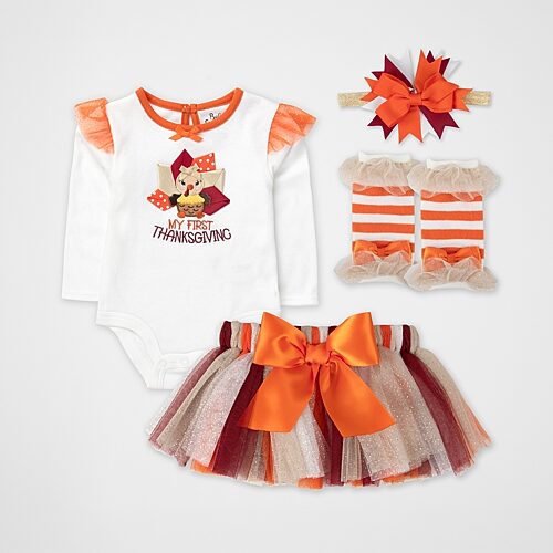Click here for Baby Essentials Baby Girls 4-pc. Skirt Set  6 Mont... prices