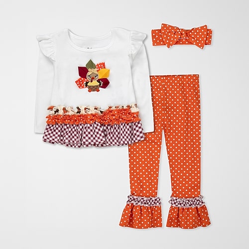 Click here for Baby Essentials Baby Girls 3-pc. Pant Set  18 Mont... prices