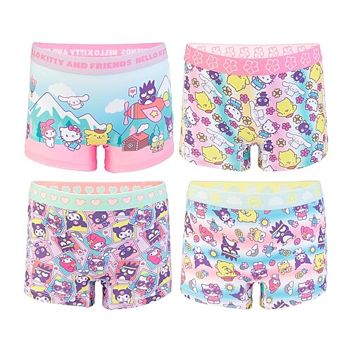 Click here for Little & Big Kid Girls Hello Kitty 4 Pack Boyshort... prices