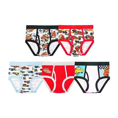 Click here for Little & Big Kid Boys Cars 5 Pack Briefs Bup6556... prices
