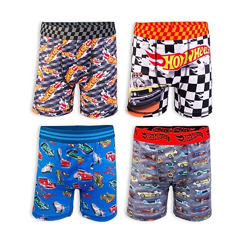 Click here for Boys (4-10) Hot Wheels(R) 4pk. Athletic Boxer Brie... prices