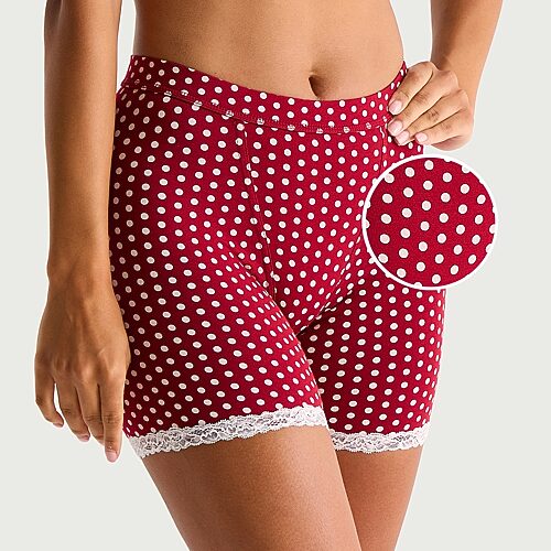 Click here for Arizona Body Cotton Boxer Briefs with Lace Trim  X... prices