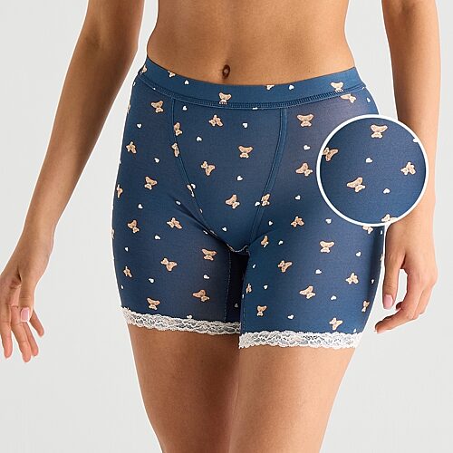 Click here for Arizona Body Cotton Boxer Briefs with Lace Trim  X... prices