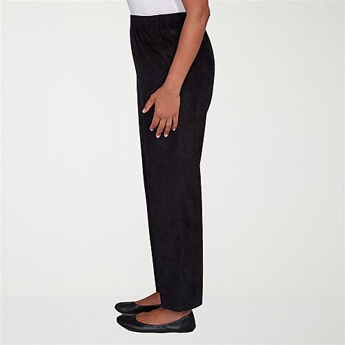 Click here for Alfred Dunner Womens Straight Mid Rise Pull-On Pan... prices