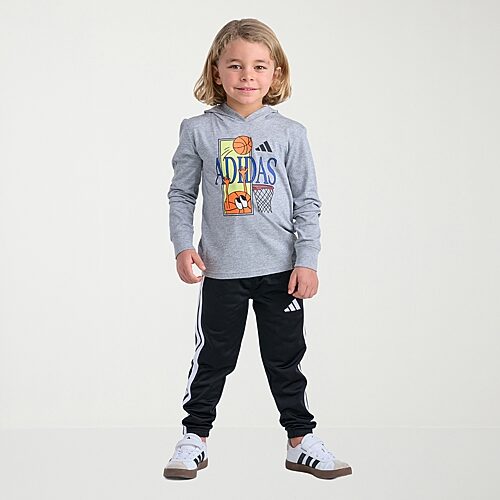 Click here for adidas Little Boys 2-pc. Pant Set  4  Gray prices