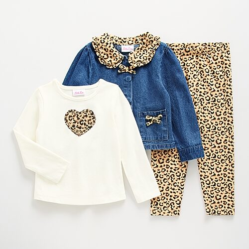 Click here for Little Lass Toddler Girls 3-pc. Pant Set  3t  Blue prices