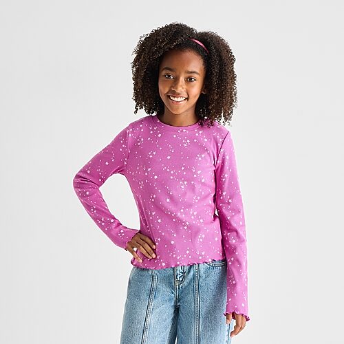Click here for Thereabouts Little & Big Kid Girls Crew Neck Long... prices