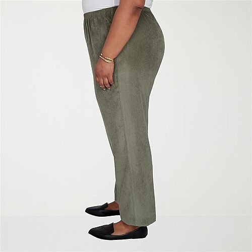 Click here for Alfred Dunner Classics Womens Straight Mid Rise Pu... prices