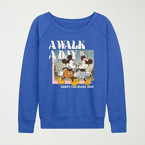 Click here for A Walk A Day Womens Crew Neck Long Sleeve Mickey M... prices