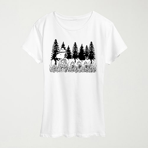 Click here for Troopping Along Womens Crew Neck Short Sleeve Regu... prices