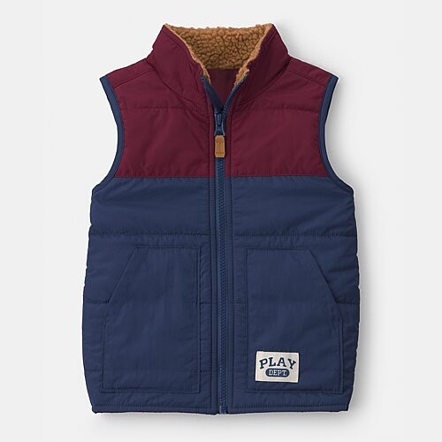 Click here for Carters Toddler Boys Soft Shell Vest  5t  Blue prices