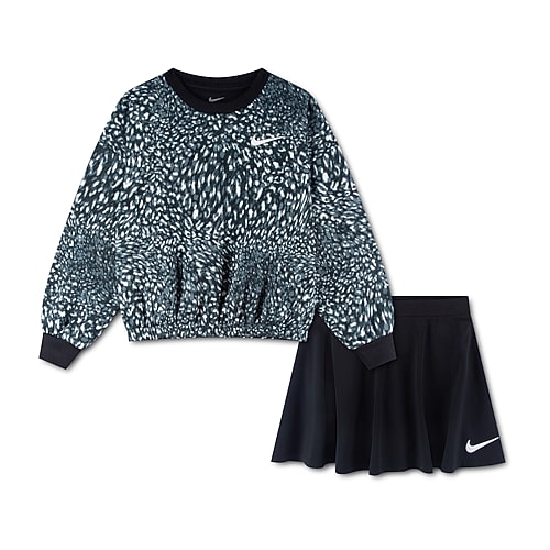 Click here for Nike Girls 4-6X Allover Printed Top and Skirt  2-P... prices