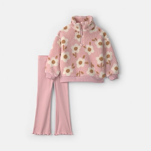 Click here for Carters Baby Girls Floral Teddy Top and Fleece Lay... prices