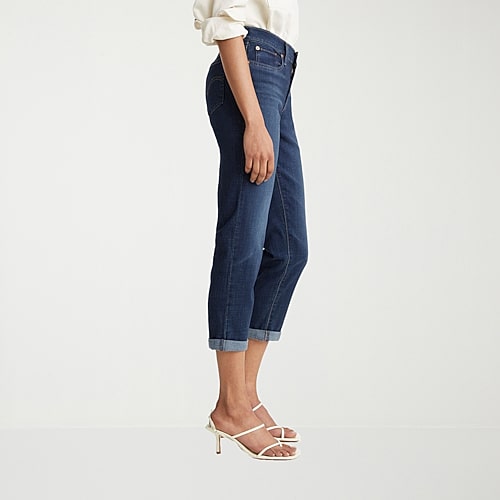 Click here for Levis Womens Mid Rise Boyfriend Jean  32  Blue prices