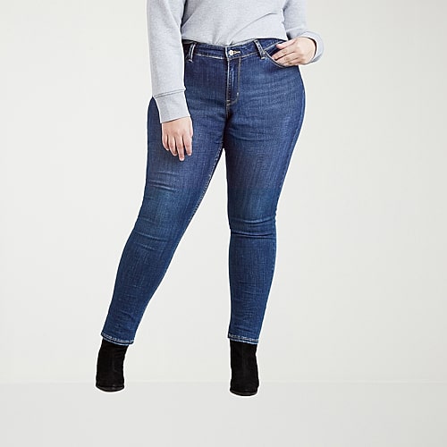 Click here for Levis Womens Plus 711 Mid Rise Skinny Jean  24w  B... prices
