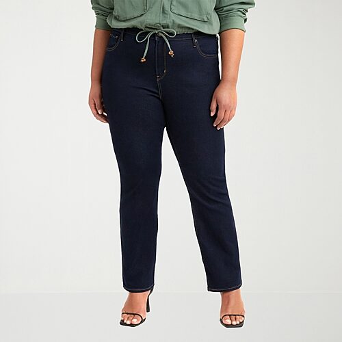 Click here for Levis Womens Plus 724 High Rise Straight Jean  18w... prices