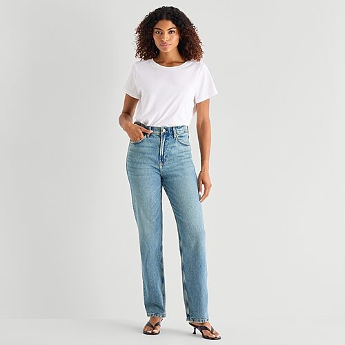 Click here for a.n.a Womens Tall Mid Rise Straight Leg Jean  20 T... prices