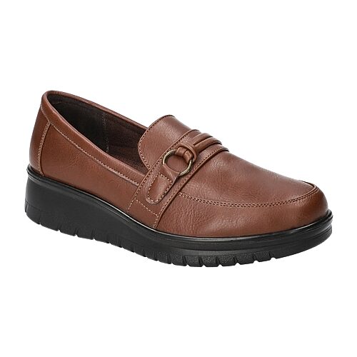 Easy Street Womens Rochelle Comfort Loafers - Tan