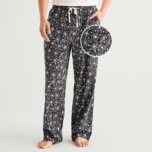 Click here for Arizona Mens Flannel Pajama Pants  Small  Black prices