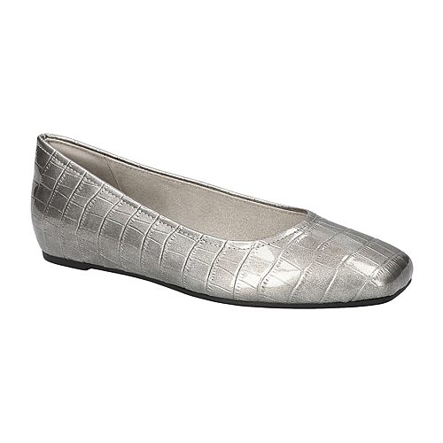 Click here for Easy Street Womens Crescent Slip-On Ballet Flats -... prices