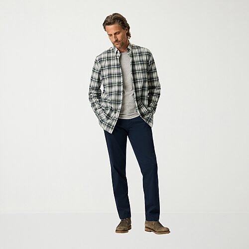 Click here for Dockers Ultra Soft Sueded Mens Regular Fit Flat Fr... prices
