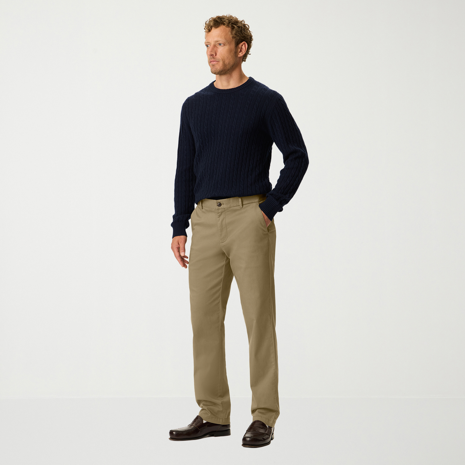 Click here for Dockers Ultra Soft Sueded Mens Regular Fit Flat Fr... prices