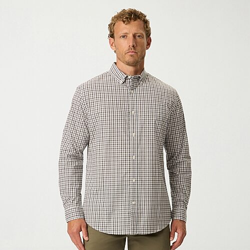 Click here for Dockers Stain Defender Mens Long Sleeve Regular Fi... prices