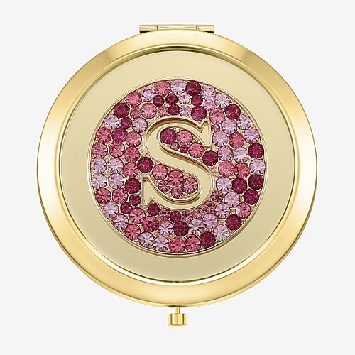 Click here for Monet Jewelry Initial Gold Tone Round Compact Mirr... prices