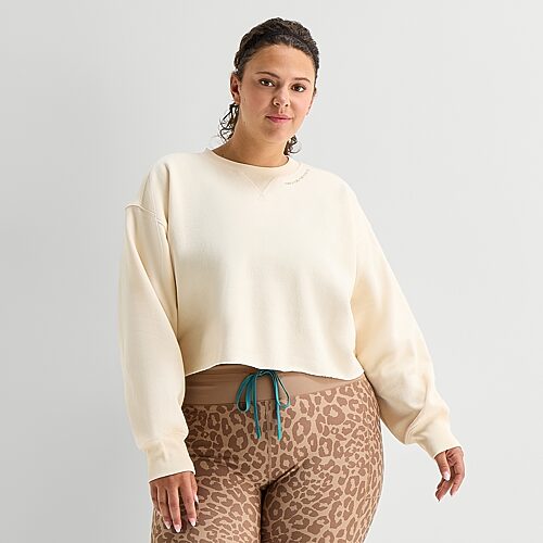 Click here for Xersion Womens Crew Neck Long Sleeve Plus Sweatshi... prices