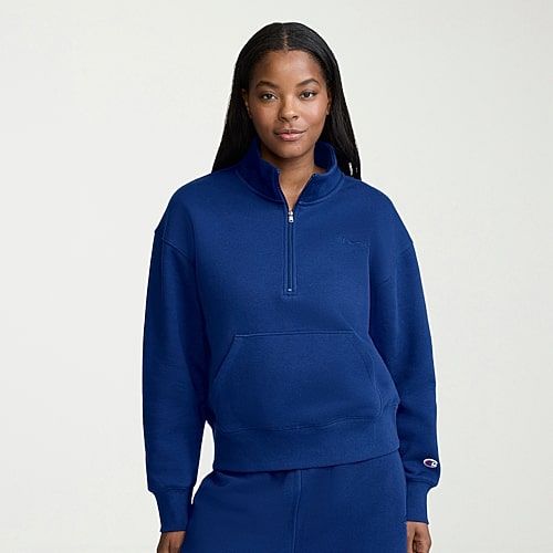 Click here for Champion Womens Mock Neck Long Sleeve Active Quart... prices