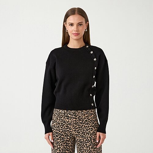 Click here for RM Rebecca Minkoff Womens Crew Neck Long Sleeve Pu... prices