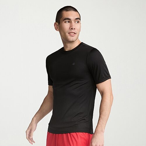 Click here for Champion Mens Double Dry T-Shirt - Black prices