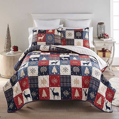 Click here for Your Lifestyle By Donna Sharp Noel Patch Quilt Set... prices