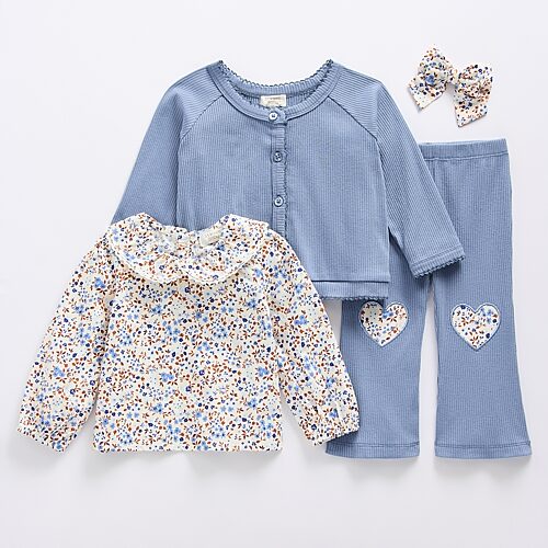 Click here for Btween Baby Girls 3-pc. Pant Set  18 Months  Purpl... prices