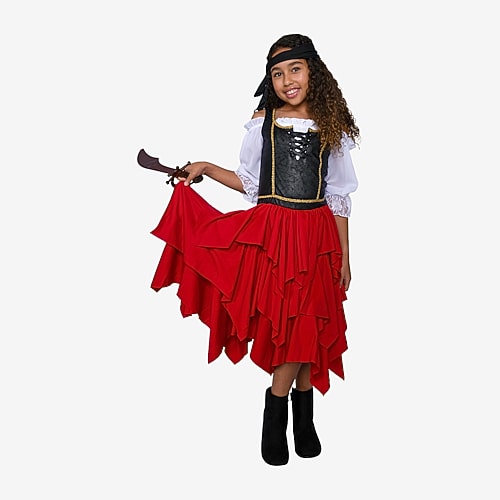 Click here for Little & Big Kid Girls Pirate Princess Costume  La... prices
