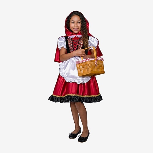 Click here for Little & Big Kid Girls Little Red Costume  Small... prices