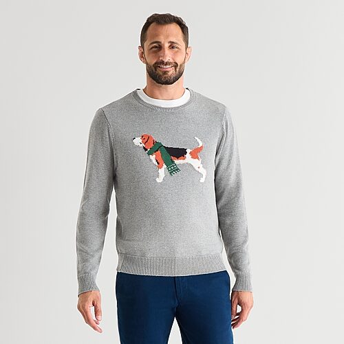 Click here for St. Johns Bay Intarsia Mens Crew Neck Long Sleeve... prices