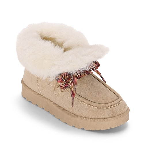 Click here for Pop Womens Montclair Faux Fur Lined Flat Heel Wint... prices
