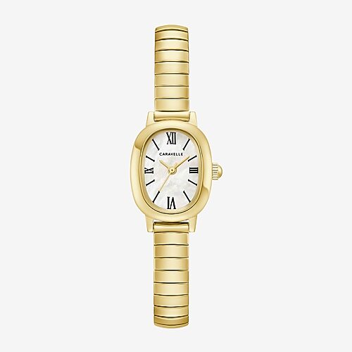 Click here for Caravelle Designed By Bulova Dress Womens Gold Ton... prices
