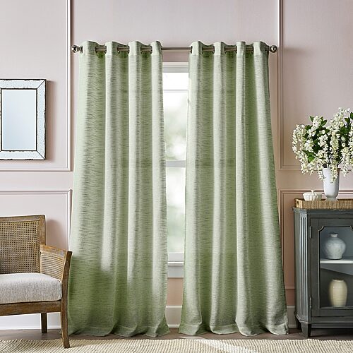 Click here for Martha Stewart Harmony Grommet Top Sheer Single Cu... prices