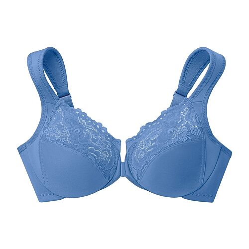 Click here for Glamorise Underwire Full Coverage Bra 1245  D  Blu... prices