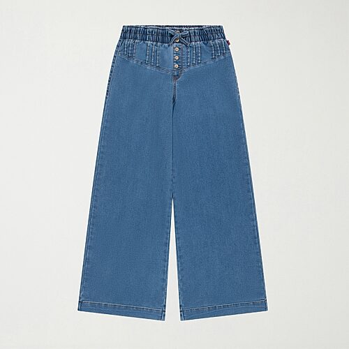 Click here for Levis Girls 7-16 Pull On Pintuck Wide Dobby Pants... prices