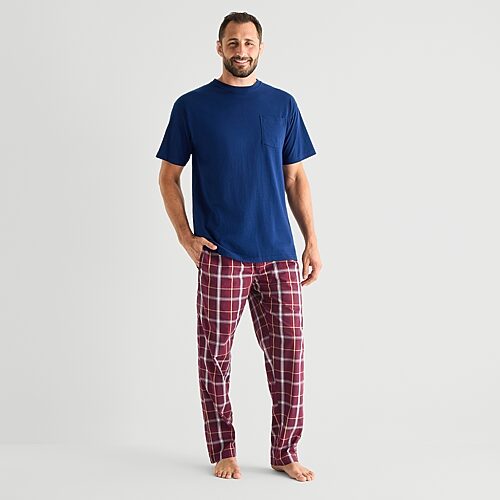Click here for St. Johns Bay Mens Poplin Pajama Pants  X-large  R... prices