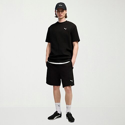 Puma Mens Relaxed-Fit Shorts  8 Inseam - Puma Black