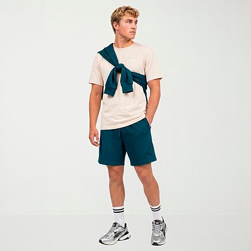 Puma Mens Relaxed-Fit Shorts  8 Inseam - Midnight Petrol