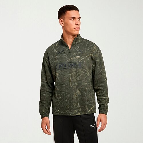 Click here for PUMA Mens Mock Neck Long Sleeve Active Quarter-Zip... prices
