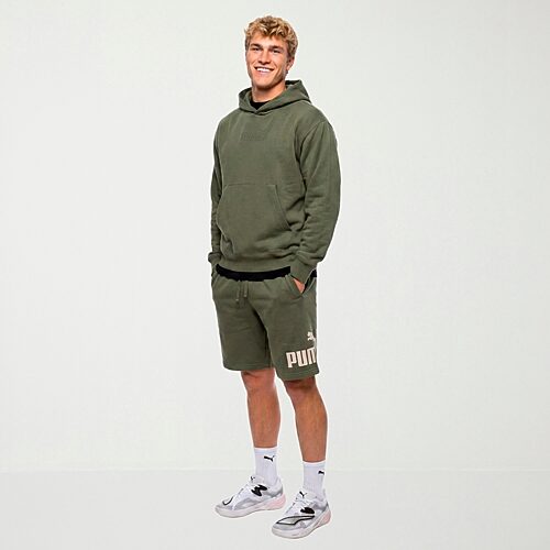 Click here for PUMA Fleece Mens 10 Mid Rise Workout Shorts  Mediu... prices