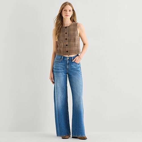 Click here for a.n.a Womens Low Rise Loose Jean  10  Blue prices